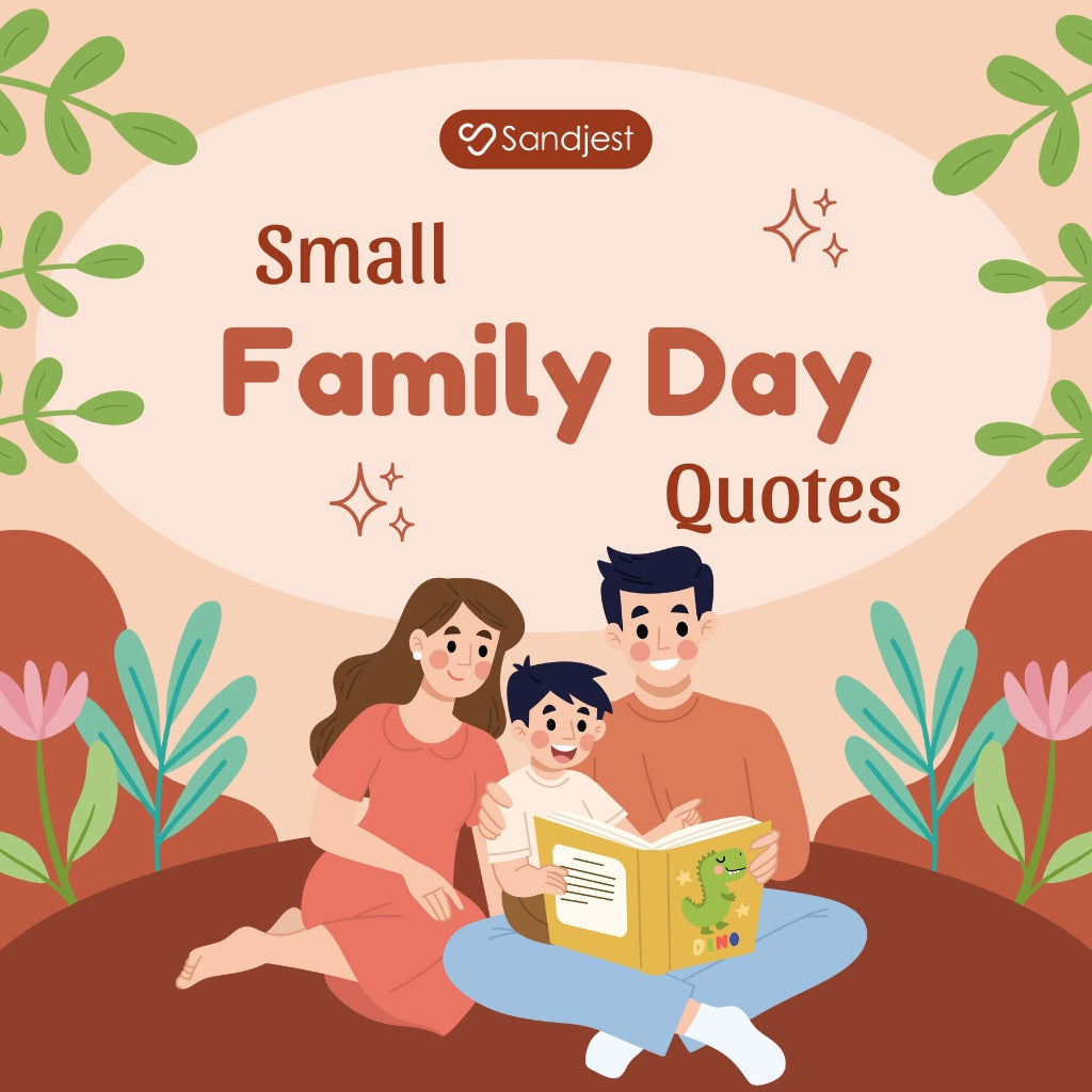 100+ Beautiful Quotes About Small Families Full of Love • Sandjest Gifts