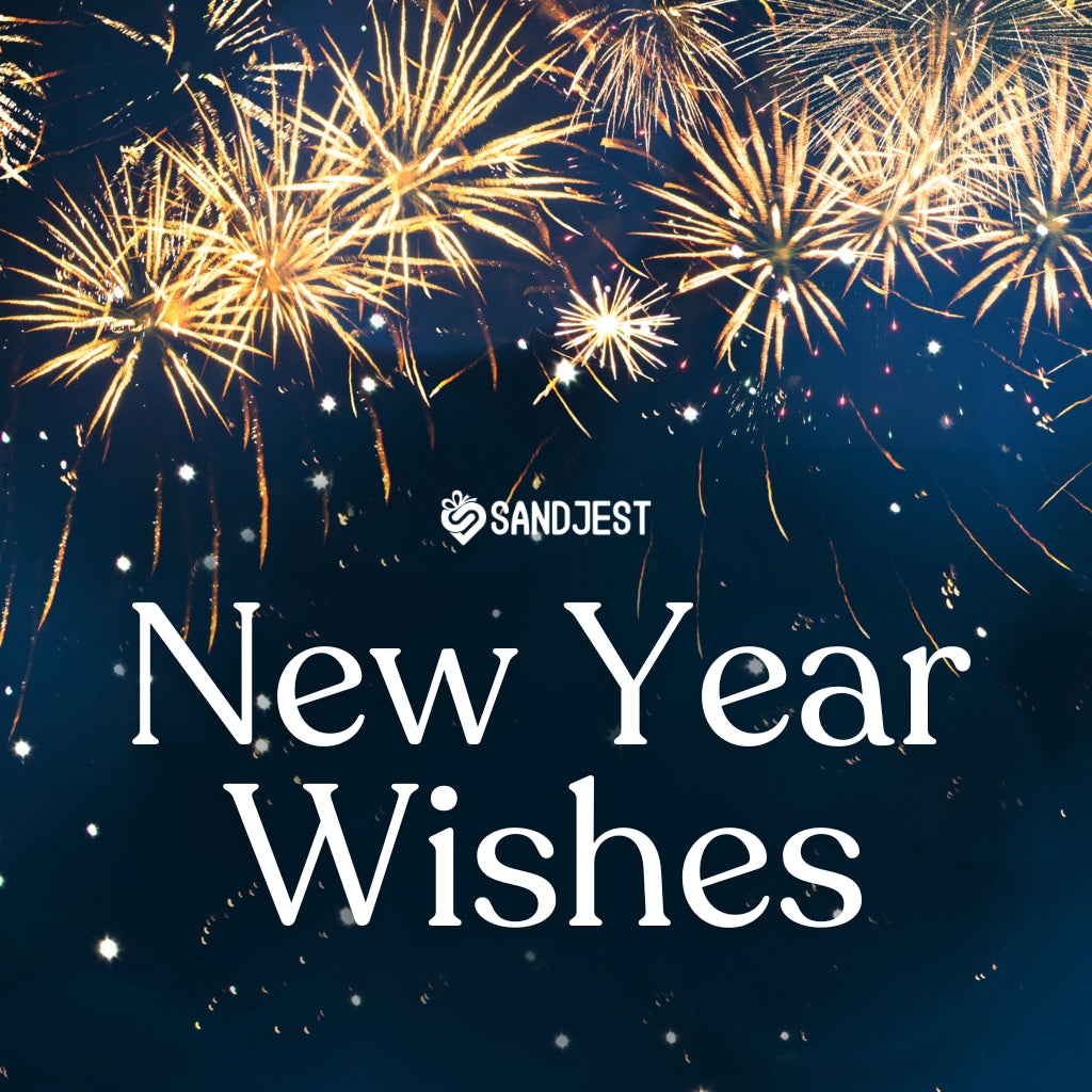 Stop Sending Boring New Year Texts! Use These Instead • Sandjest Gifts