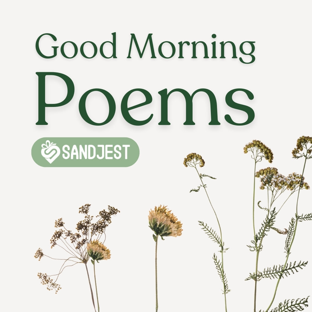 70+ Good Morning Poems To Brighten Your Day | Sandjest Gifts