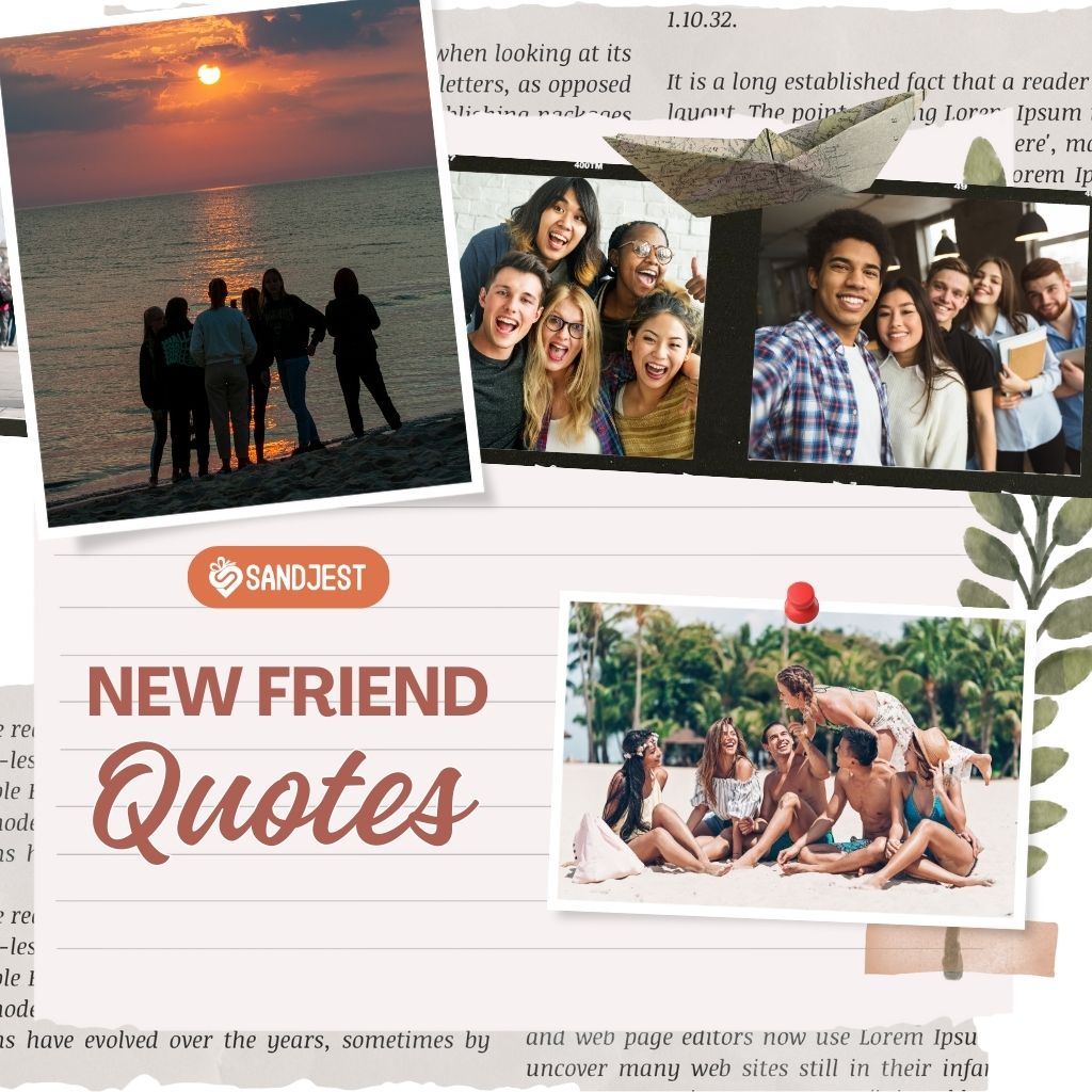 170+ New Friends Quotes to Celebrate Your Bond | Sandjest Gifts