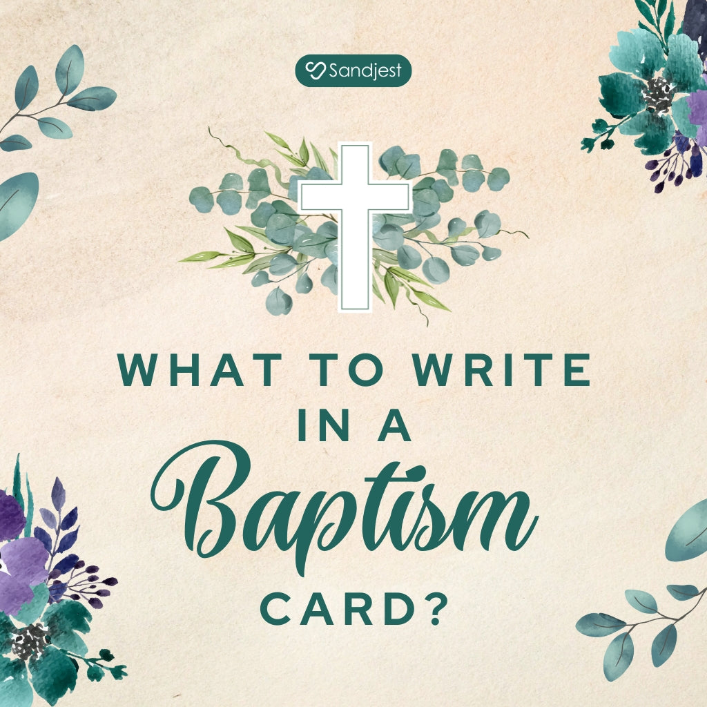 120+ Sweet Baptism Card Messages You’ll Love to Share • Sandjest Gifts